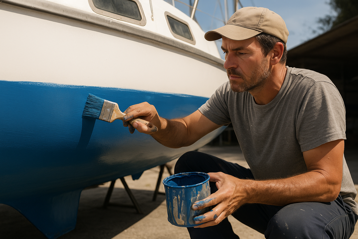 How to Paint a Fiberglass Boat Hull
