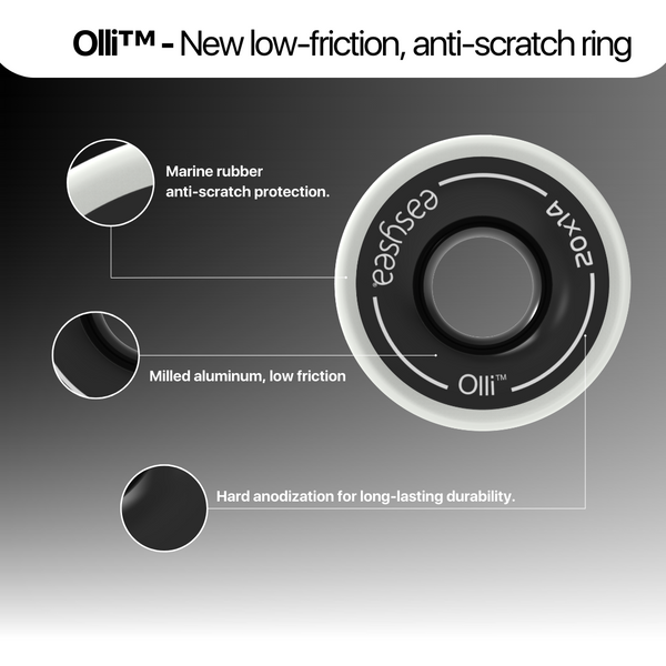 Olli™ - Anti Shock low friction ring aluminium